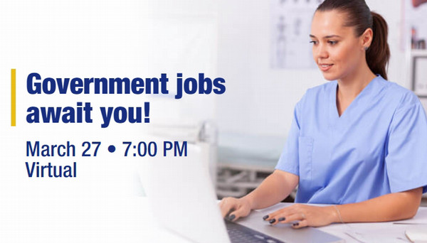 Government jobs await you!